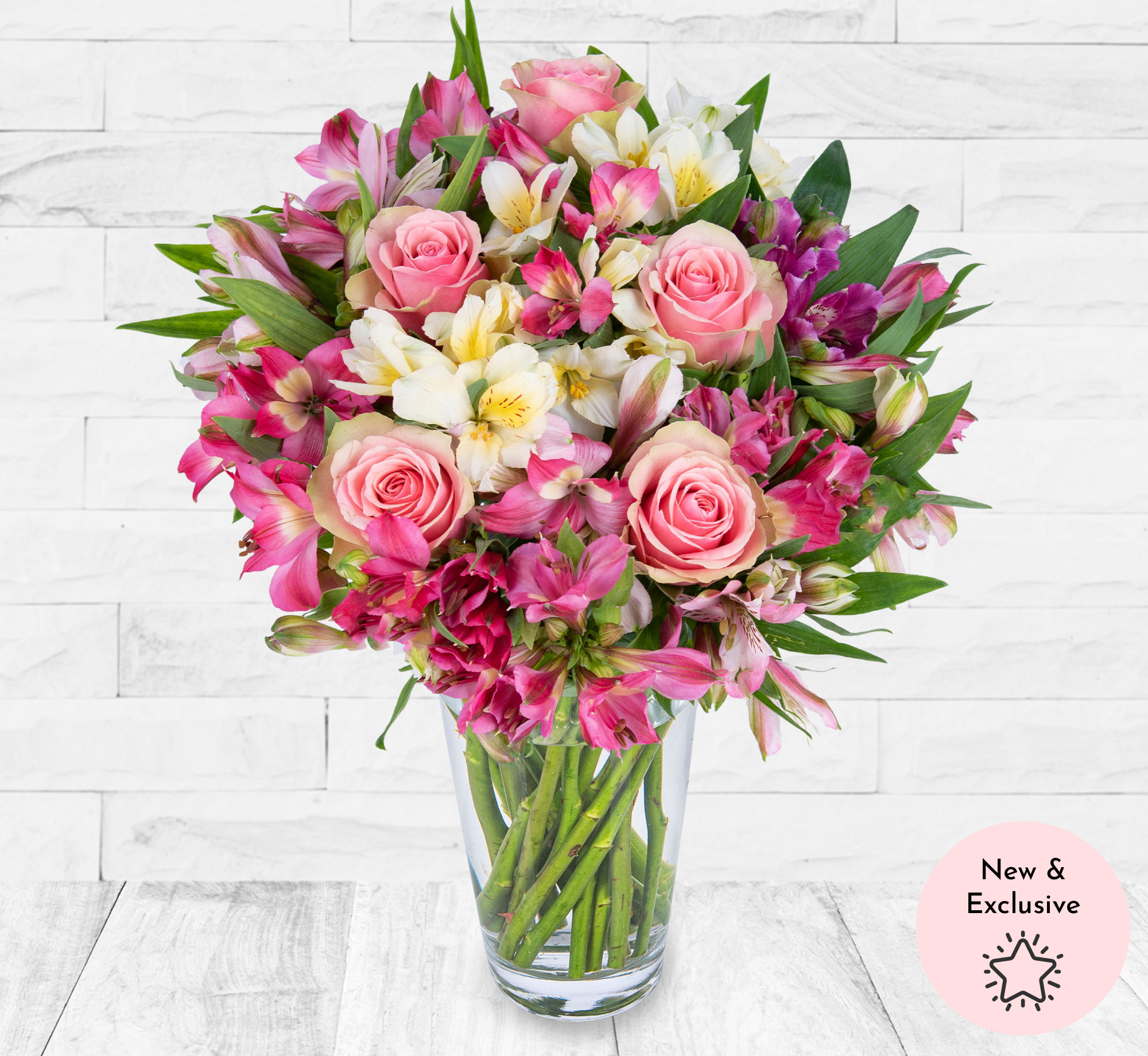 Peruvian Lily & Rose | 123 Flowers